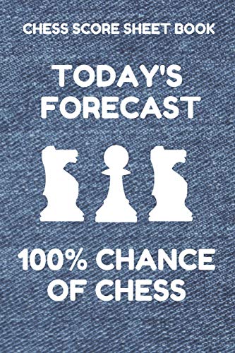 Chess Score Sheet Book: Scorebook of 100 Score Sheet Pages For Chess ...