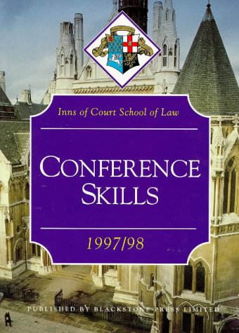 Bar Manual: Conference Skills: 1997/98 by Rosemary Samwell-Smith ...