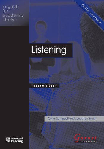 English for Academic Study - Listening Teacher Book - Edition 1 by ...