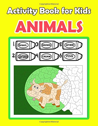 Activity Book For Kids Animals: : Activity book for kids in Animals ...