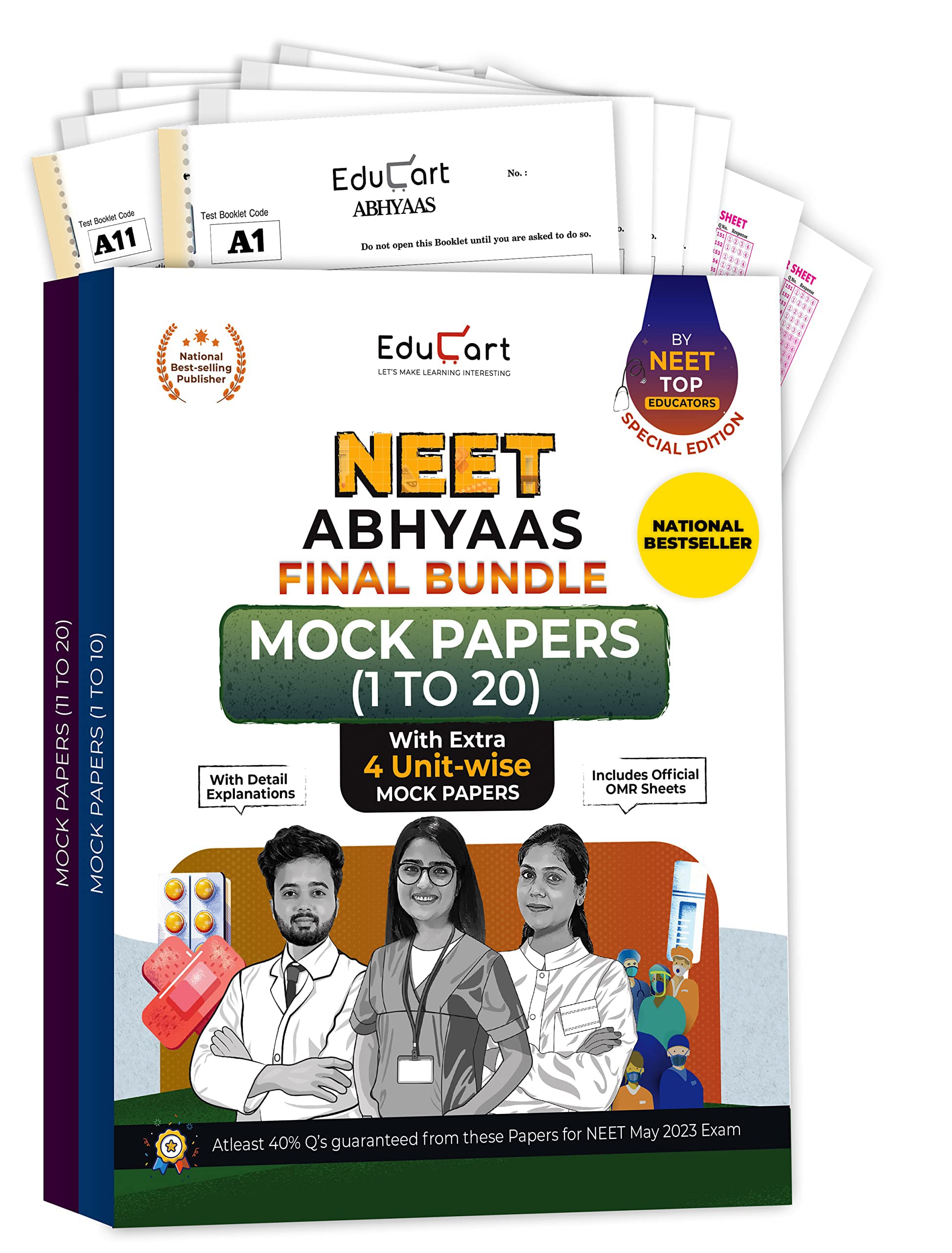 Educart Abhyaas 1-20 Final Bundle of NEET Mock Test Papers by Seep ...
