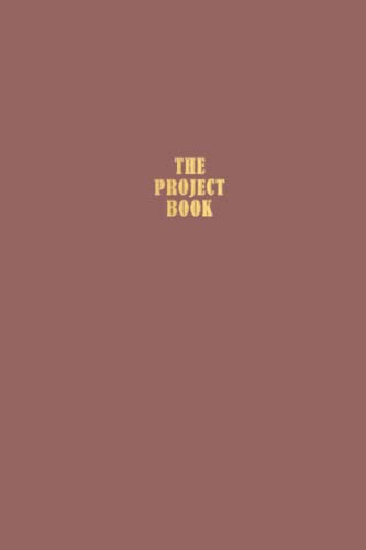 The Project Book, reach your goals notebook, dream journal, aesthetic ...