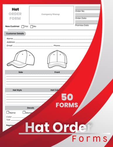 HAT Order Form Book: Perfect for small business, Ecommerce and online ...