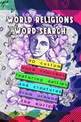 World Religions Word Search: 90 Custom Puzzles Featuring Deities and ...