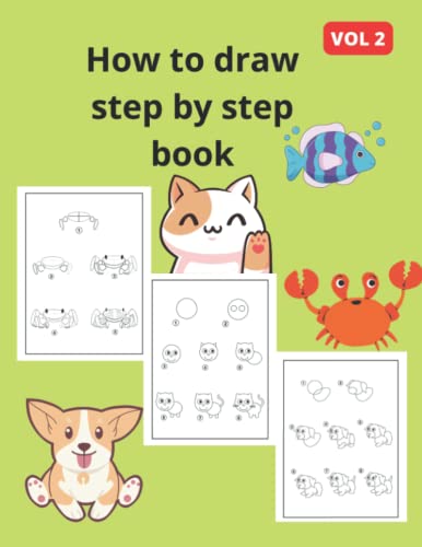 Book on how to draw step by step for children to learn in an easy and ...