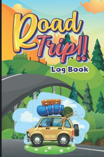 Road Trip Log Book: The perfect gift for road trippers, this road trip ...