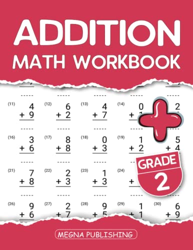 Addition Math Workbook Grade 2: Addition Daily Math Practice Worksheet ...