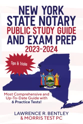 New York State Notary Public Study Guide and Exam Prep 2023-2024: Most ...