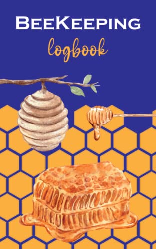 beekeeping log book: Bee cover design | 120 Pages | 5" x 8" inches ...