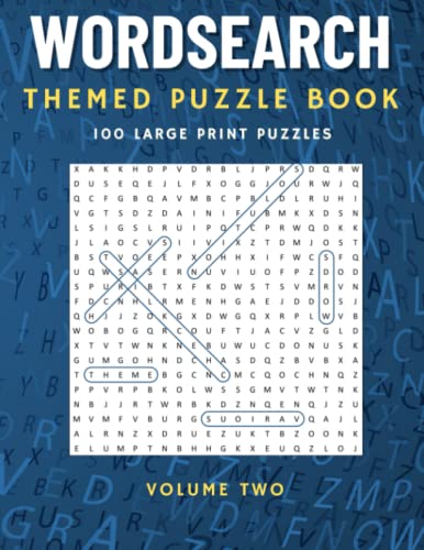 Themed Wordsearch Book - Volume Two: 100 Large Print Puzzles with more ...