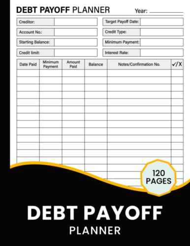 Debt Payoff Planner: Simple Debt Payoff Tracker, Budget Debt Payoff Log ...