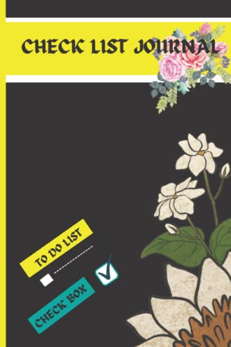 CHECK LIST JOURNAL: DAILY GOALS AND ACCOMPLISHMENT by To Do List ...