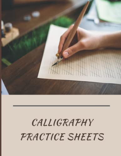 Calligraphy Practice Sheets: 120 Sheets of Calligraphy Tracing Paper ...