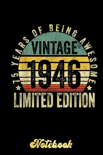 75 Year Old Vintage 1946 Limited Edition 75th Birthday 90: Birthday ...