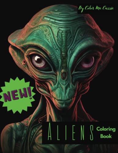 Aliens Coloring Book: Alien Coloring book for Adults, Relaxation ...