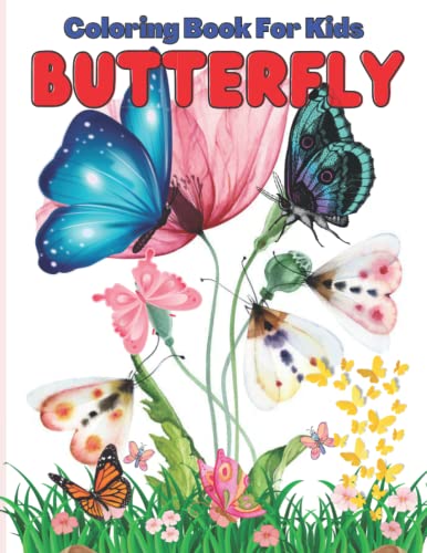 Butterfly Coloring Book For Kids: Fun Educational Children Coloring ...