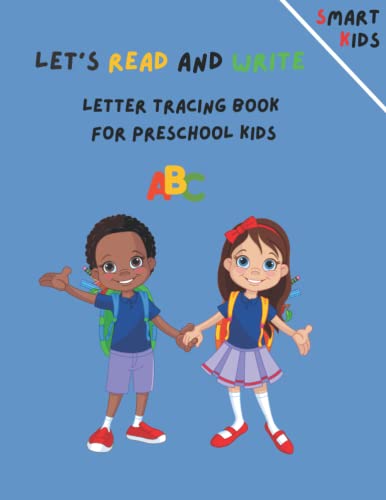 First ABC Letter Tracing with SMART KIDS Activity Book for Kindergarten ...