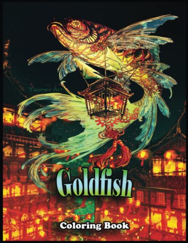 Goldfish Coloring Book: Explore Your Inner Artist and Escape the ...