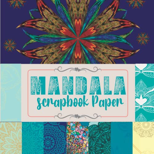 Mandala Scrapbook: Unique Designs Scrapbook for all your Craft Needs by ...