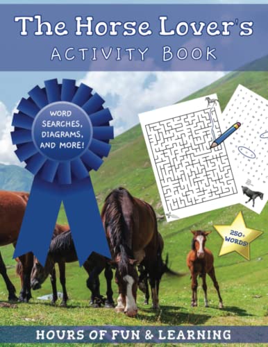 The Horse Lover's Activity Book: Horse & Pony Word Searches, Mazes ...