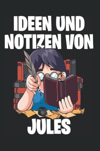 Ideen und Notizen von Jules - Personalisiert: Liniertes Notizbuch für ...