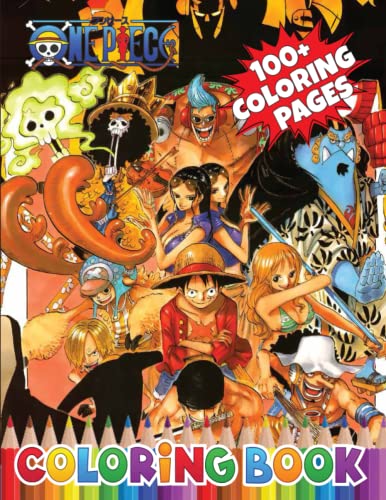 One.Peice Coloring Book: Anime Coloring Book With 100+ Beautiful ...