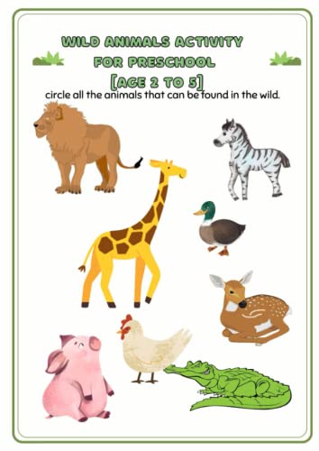 Wild Animals Activity for Preschool [Age 2 to 5] by Mr DANG VAN HAU ...
