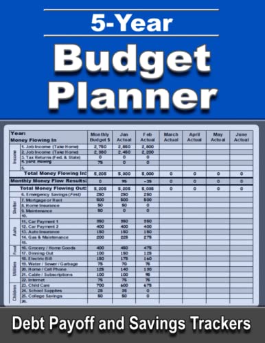 Budget Planner: Financial Planner for Bill Tracking and Debt Payoff ...