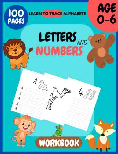Learn to Trace Alphabet Letters and Numbers from 0 to 20: Fun ...