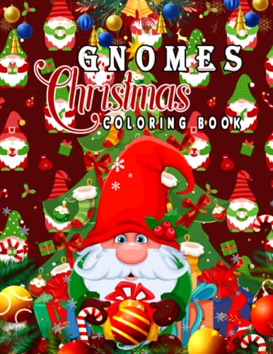 Gnome christmas coloring book: Christmas Gnome Coloring Book for Adults ...