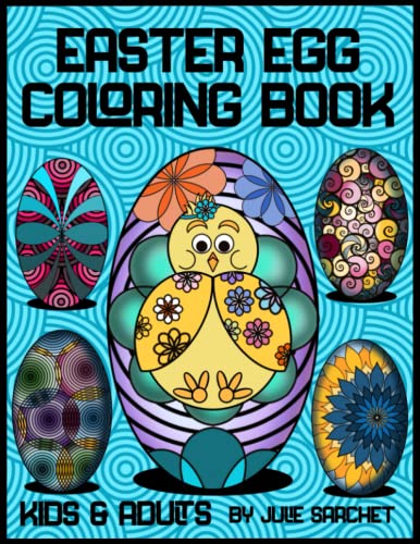 Easter Egg Coloring Book: Great Easter gift for Adults and Children ...