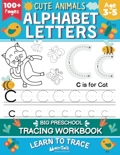 Learn to Trace Alphabet Letters: Big Preschool Tracing Workbook for ...