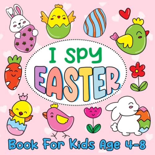 I Spy Easter Book: Easter Fun with I Spy, Mazes, Coloring and Activity ...