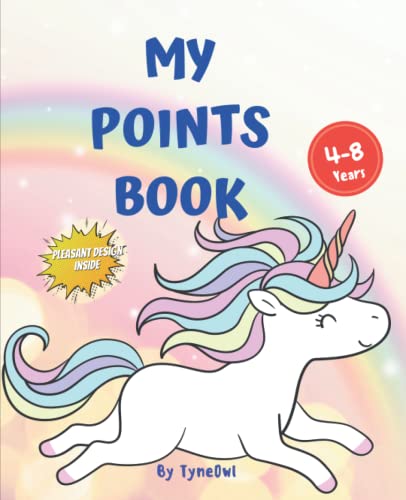 My points book – Unicorn Cover, Pleasant Templates inside. For ages ...