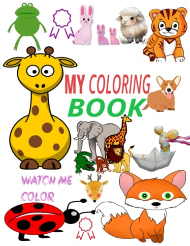 My Coloring Book For Toddler and Little Kids: Easy and Fun Coloring ...