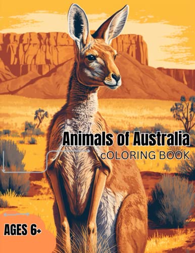 Animals of Australia Coloring Book: Awesome Australian Animals Coloring ...