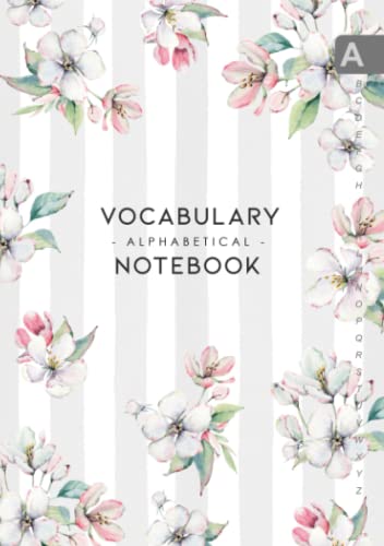 Vocabulary Notebook Alphabetical: A5 Notebook 3 Columns Medium with A-Z ...