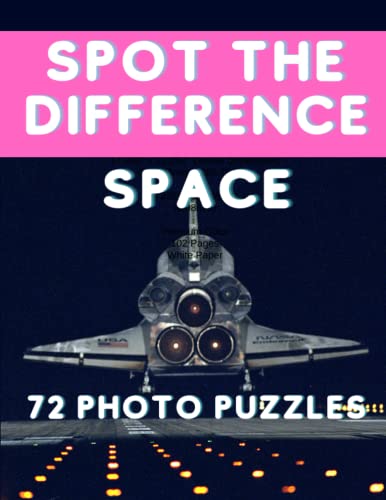 Stunning Picture Puzzle Books for Adults - Space Spot the Difference ...