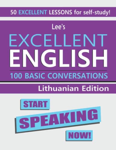 Lee’s Excellent English: Start Speaking Now! - Lithuanian Edition by ...