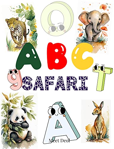 Safari Letters Clip Art
