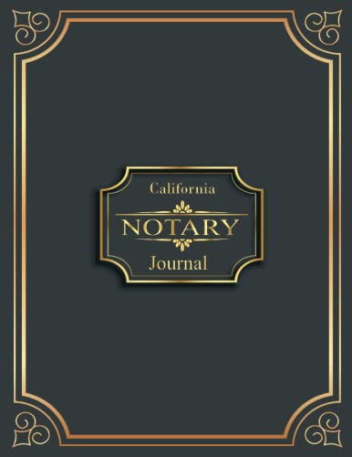Notary Journal California: Notary public journal To Record Notarial ...