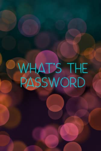 Password Logbook: What's the Password: Keep track of 320 user logins ...