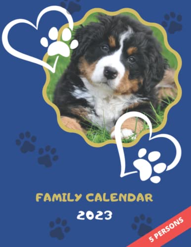 Family Calendar 2023: Happy Family Monthly Planner (12-months, January ...
