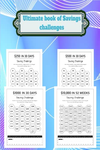 Low Income Savings Challenge Book: 120 Pages of Savings Tracker planner ...
