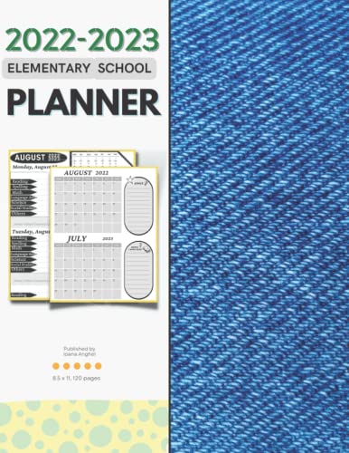 Elementary School Planner: Dated Elementary Student Planner for ...