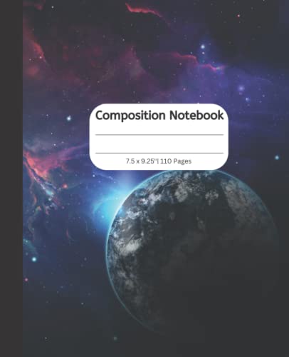 Composition notebook wide ruled for kids, teens and adults: Standard ...
