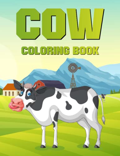Cow Coloring Book: Cow Coloring Book for Children With Beautiful Cows ...