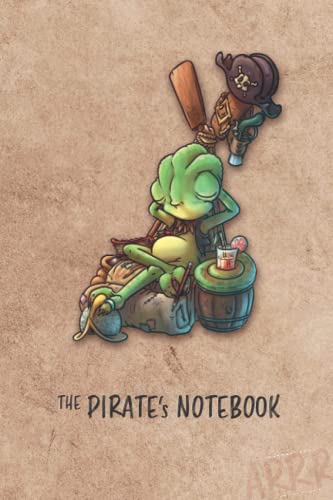 Best Pirate Notebook: Karrrl the First Mate | 120 dotted pages, Dot ...