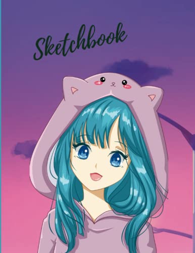 Sketchbook Anime Style Cover: For drawing, coloring, sketching ...