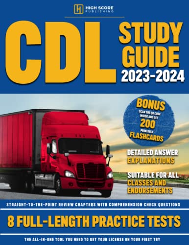 CDL Study Guide 2023-2024: The All-In-One Tool You Need to Get Your ...